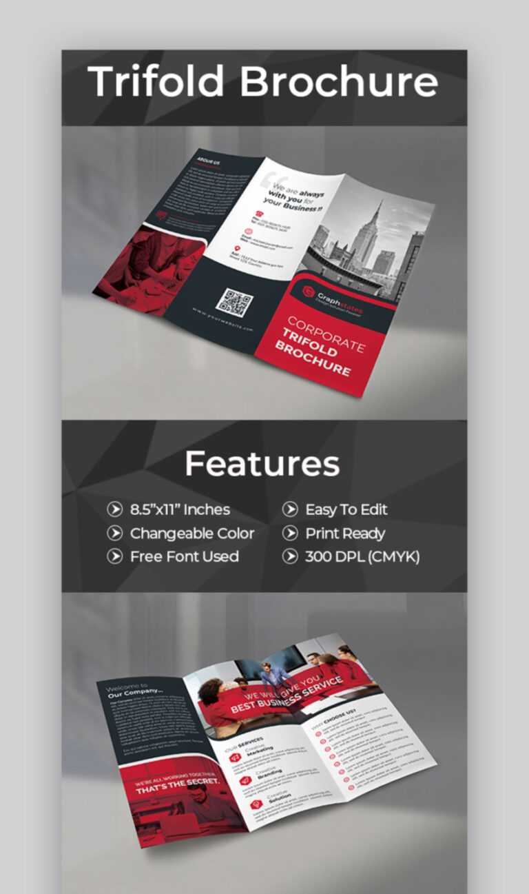 20 Best Free Bifold & Tri-Fold Brochure Template Designs inside Science Brochure Template Google ...