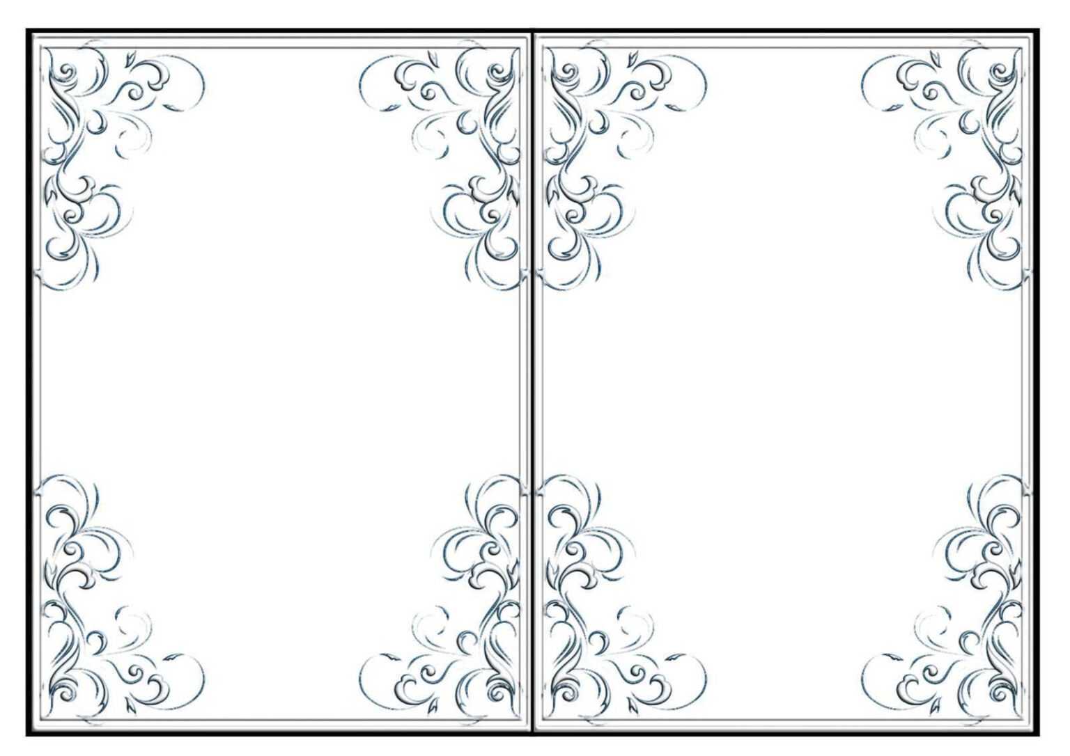 27 Create Half Fold Card Template For Word With Stunning throughout ...