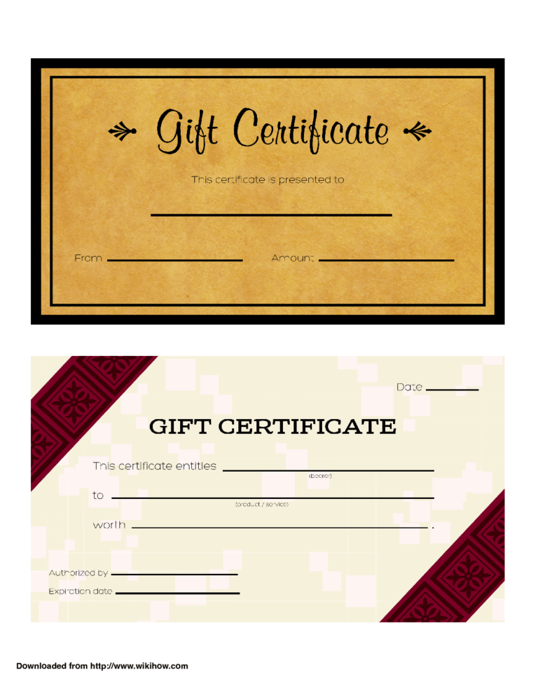 3 Ways To Make Your Own Printable Certificate – Wikihow within ...