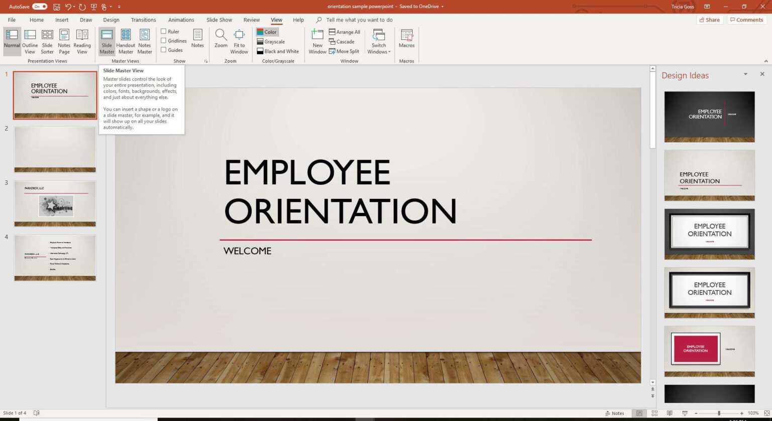 Copy A Powerpoint Slide Master To Another Presentation within Microsoft ...