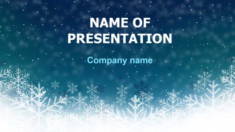 Snow Powerpoint Template – Business.maexproit.com