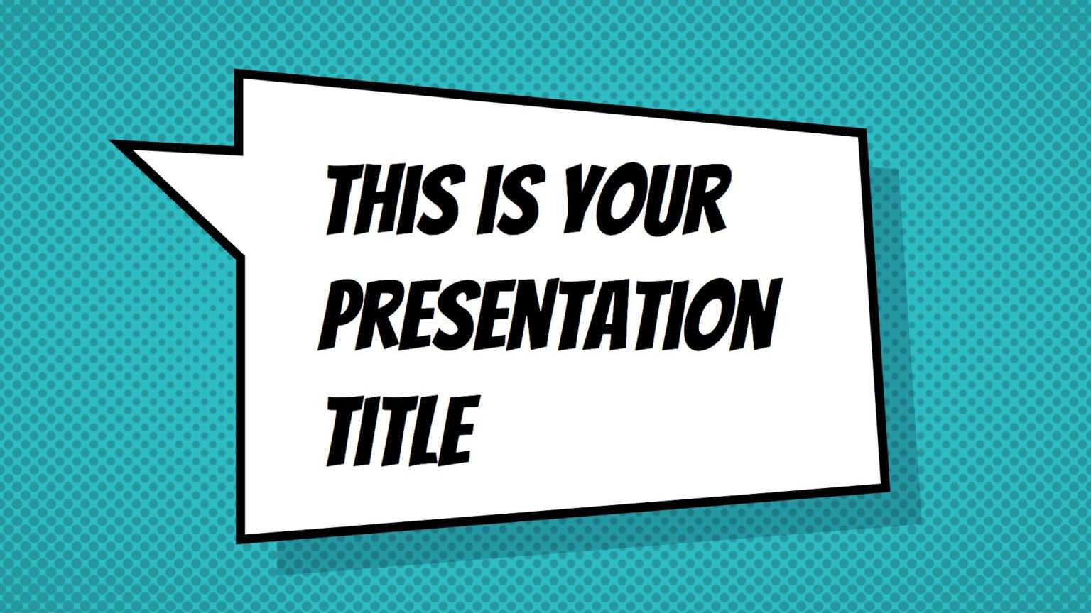 Free Powerpoint Template Or Google Slides Theme With throughout Fun ...