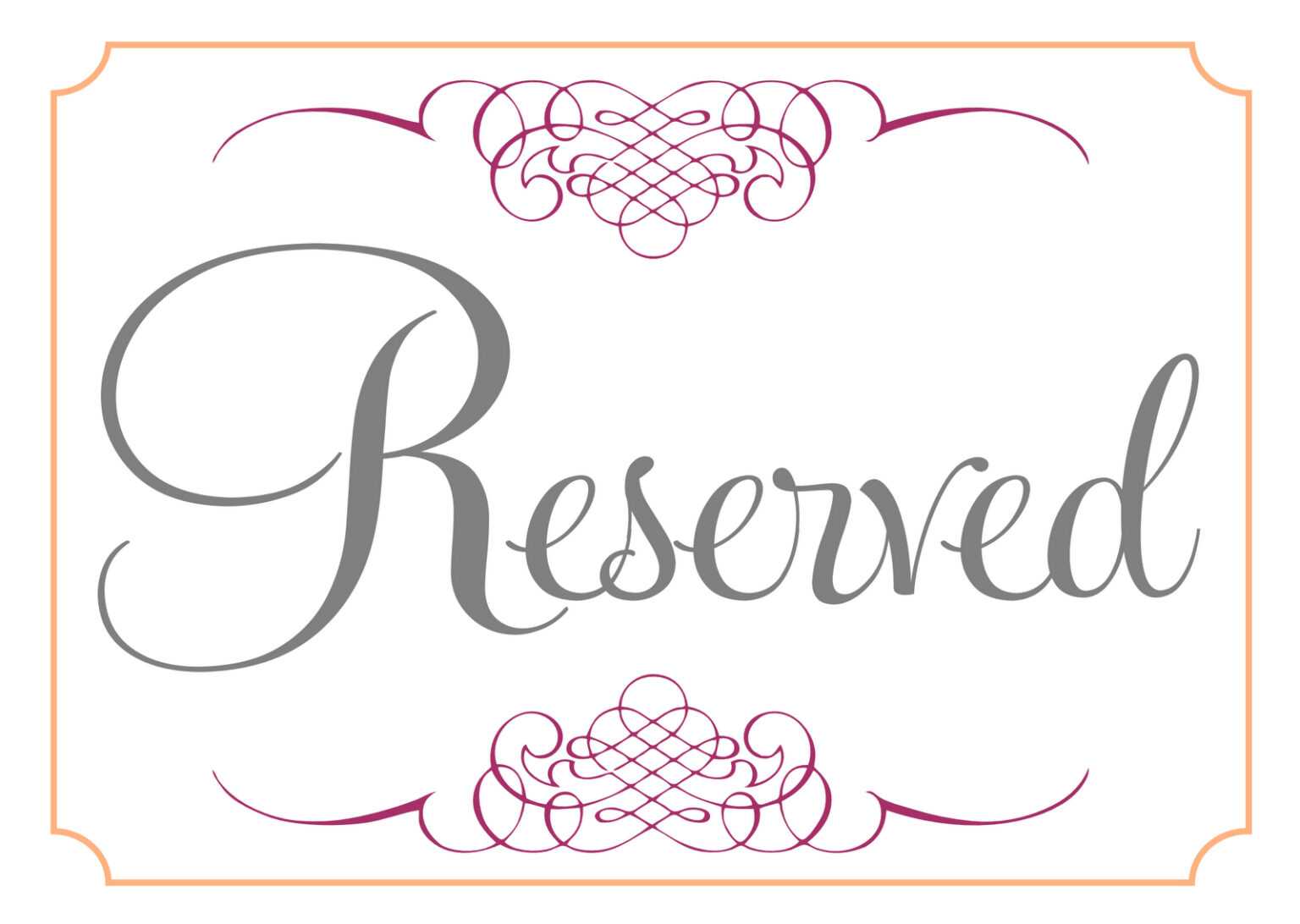 Reserved Cards For Tables Templates – Business.maexproit.com