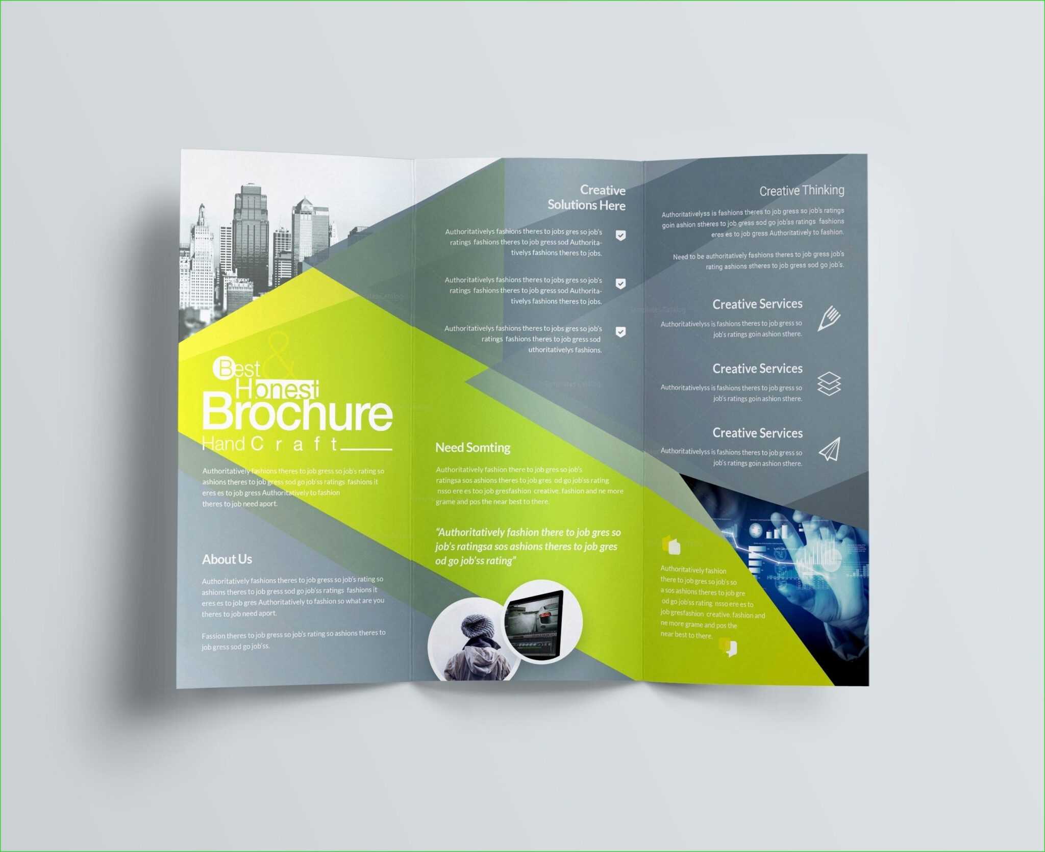 How To Make A Trifold Brochure In Powerpoint – Carlynstudio in Free Tri ...