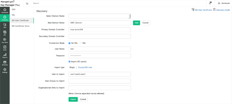 Manage Ssl Certificates – Key Manager Plus within Update Certificates ...