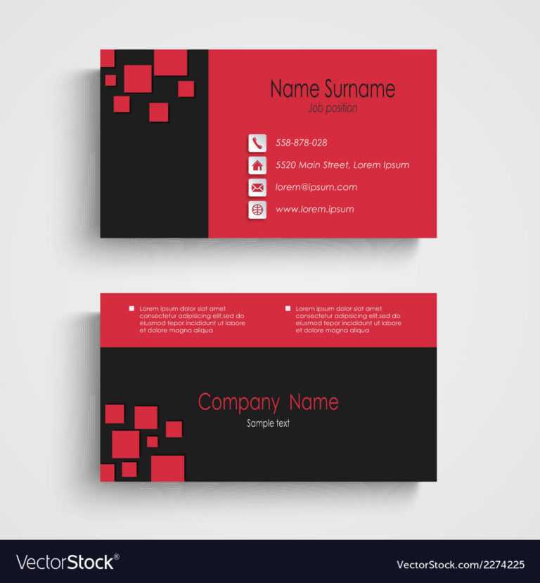 Modern Sample Business Card Template regarding Calling Card Free ...