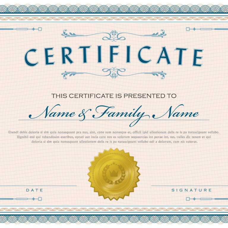 40 Fantastic Certificate Of Completion Templates [Word intended for 5Th ...