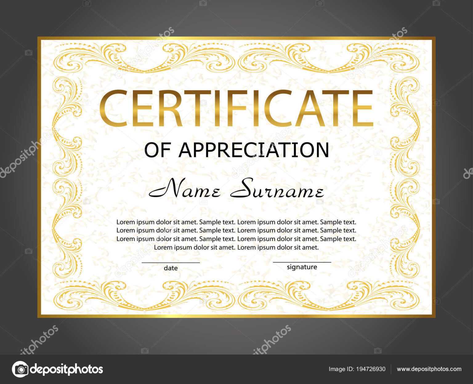 Sample Certificate For Contest Winner – Milas in Winner Certificate ...