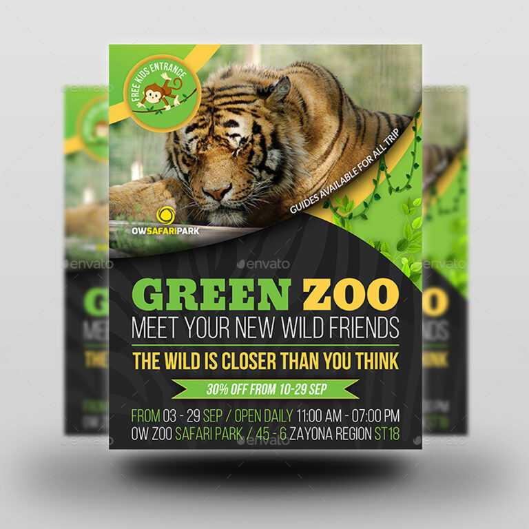 Zoo Flyer Template for Zoo Brochure Template – Business.maexproit.com